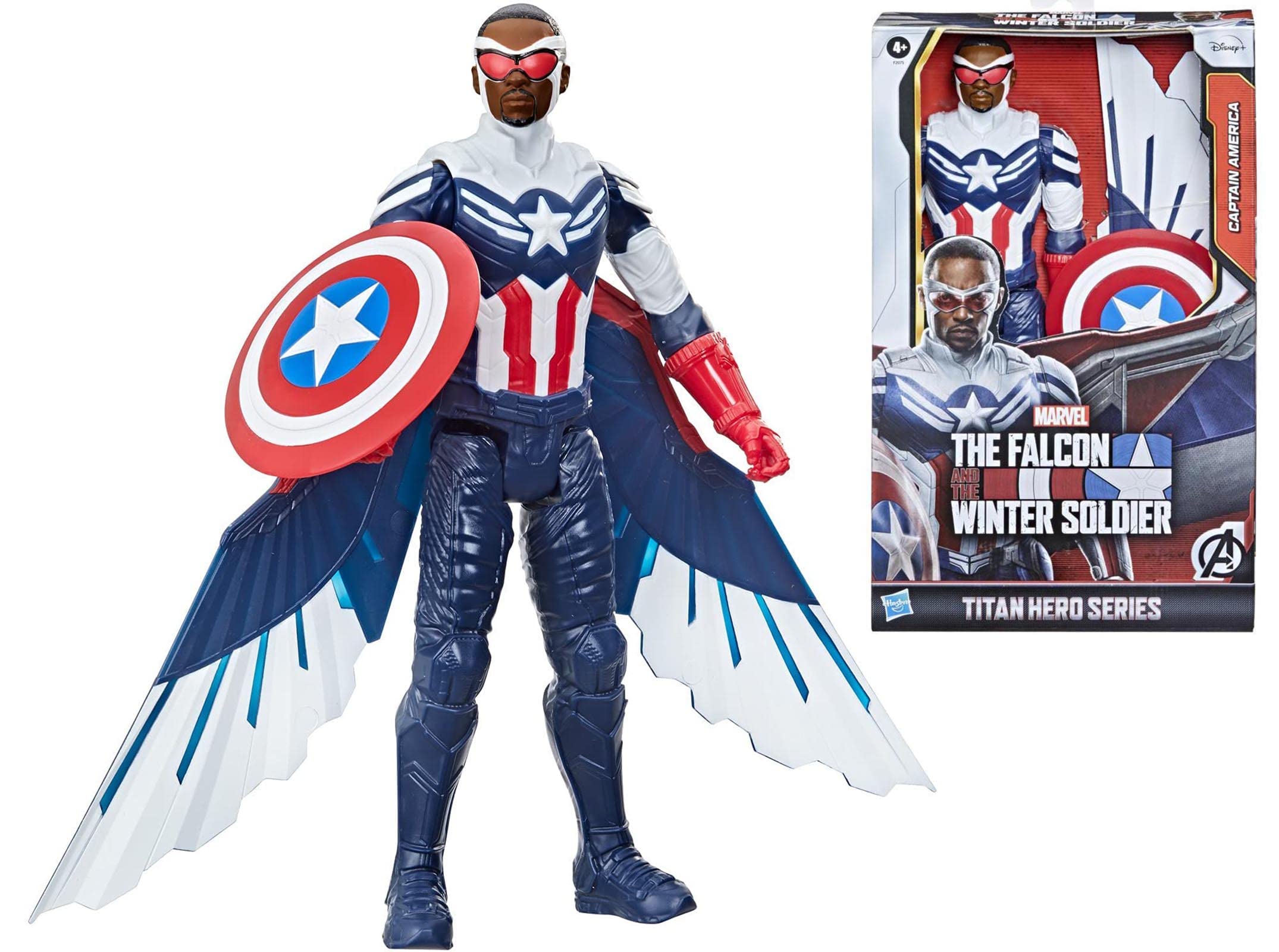 Buy Titan Hero Series Captain America (Falcon) 12 inches Tall Action ...