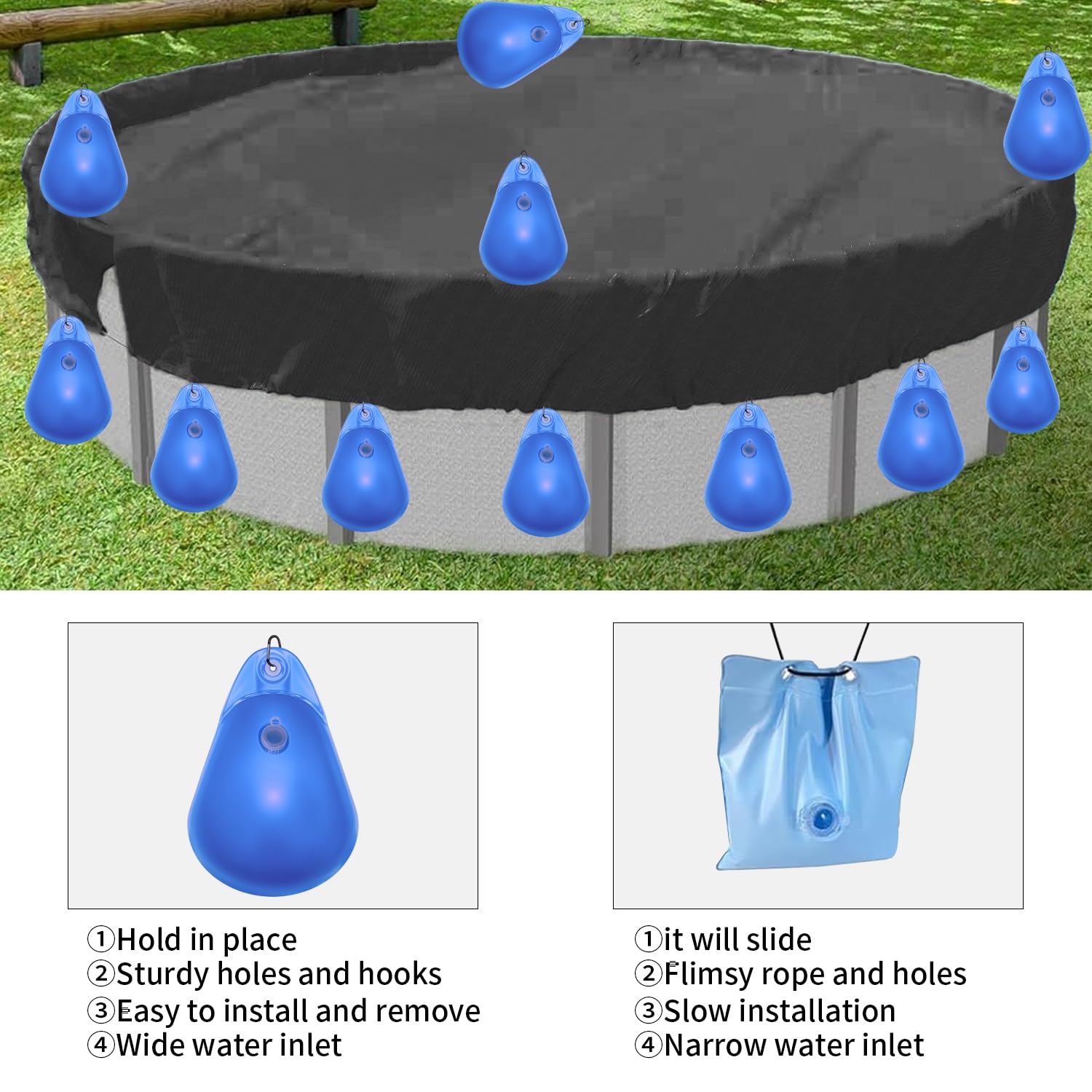 Snapklik.com : UCEDER Pool Cover Weights