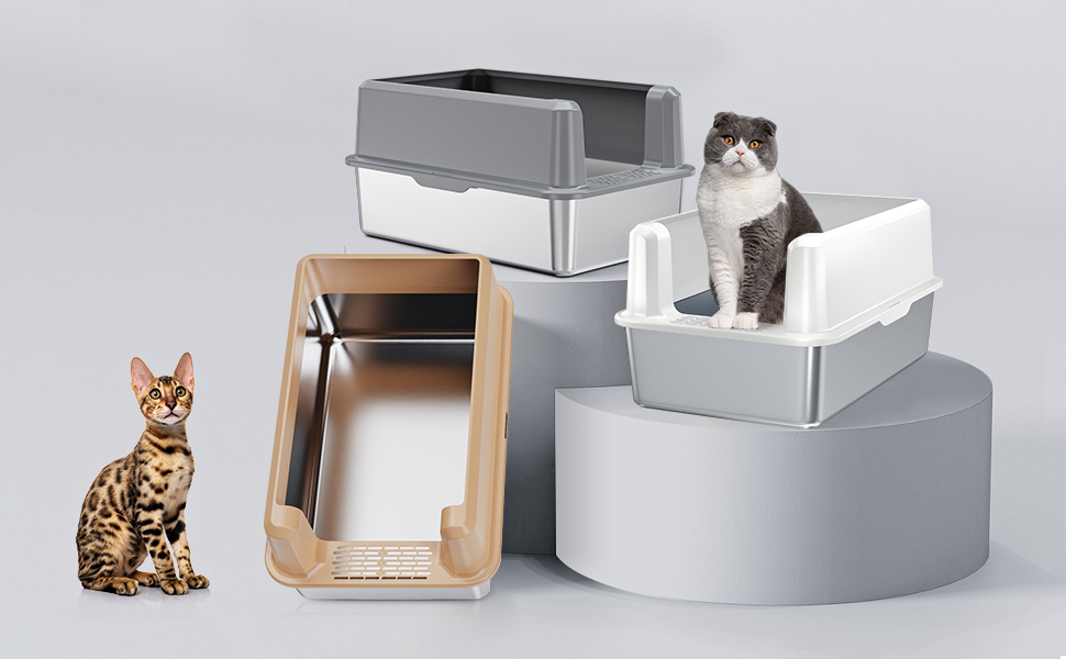 Watch stainless cat litter box on Amazon Live