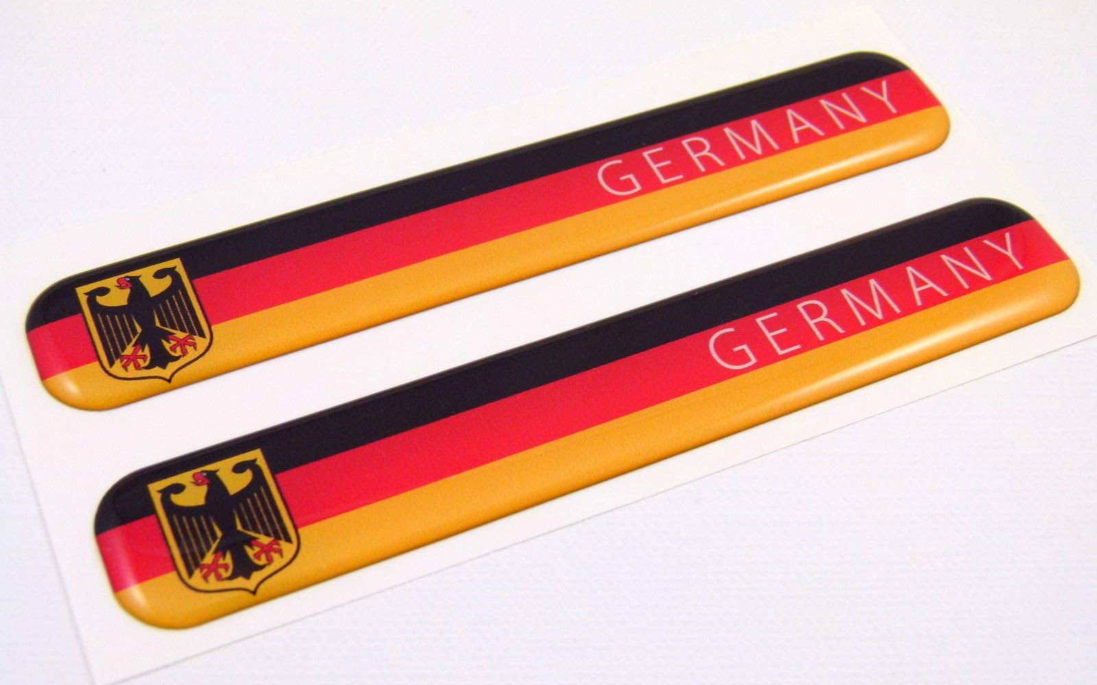 Amazon.com: Germany German Flag Domed Decal Emblem Resin car Stickers 5 ...