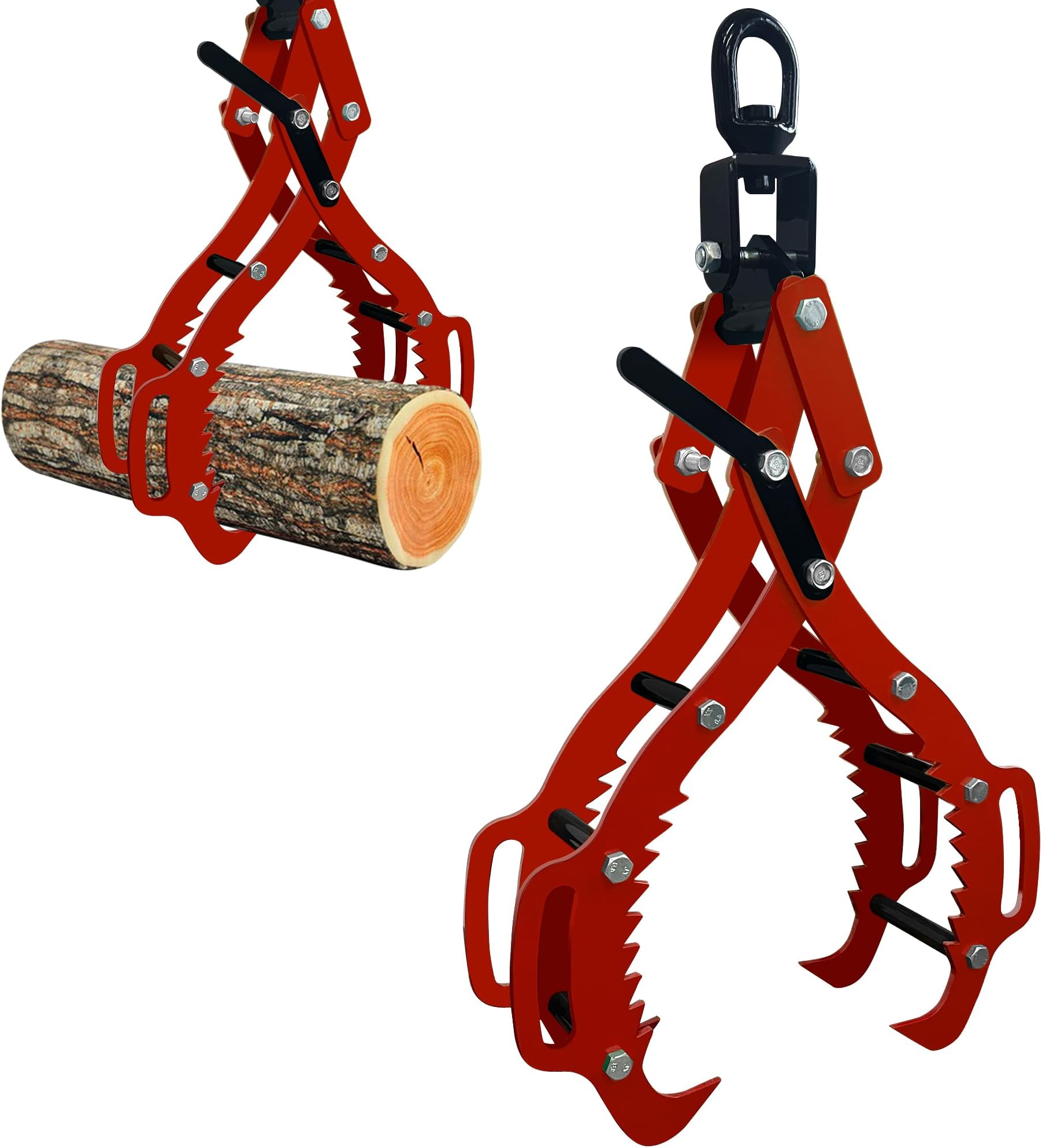 Amazon.com : VEVOR Timber Claw Hook, 36 inch 4 Claw Log Grapple for ...