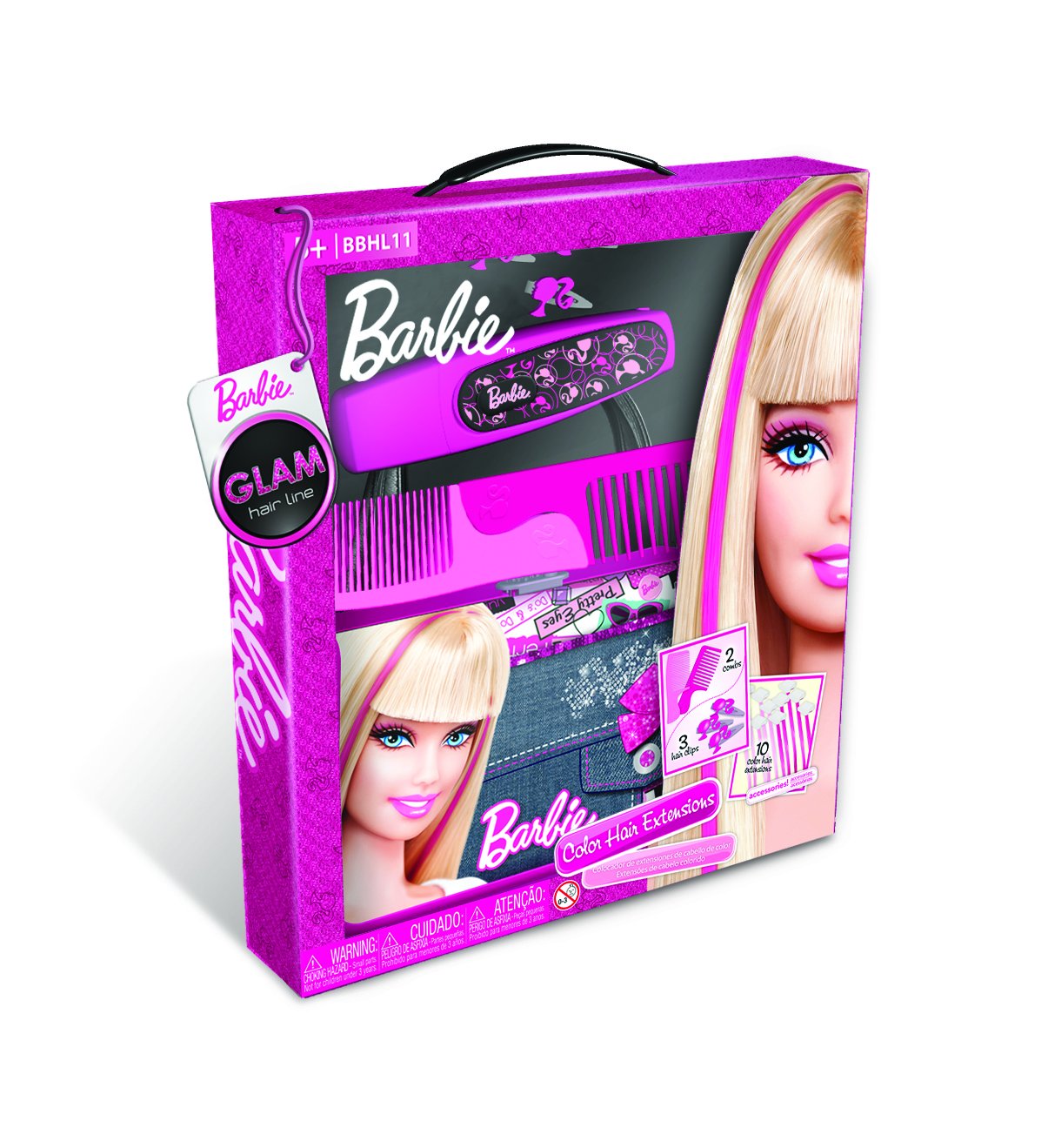 Buy Barbie Glam Hair Extensions (Multicolor) Online at Low Prices in ...