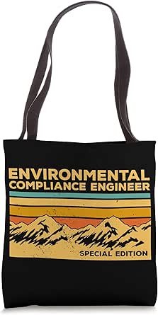 Amazon.com: Vintage Environmental Compliance Engineer Engineering Tote ...