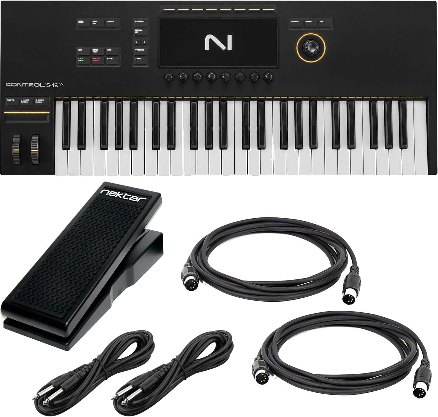 Amazon.com: Native Instruments Kontrol S49 Mk3 Keyboard Controller ...