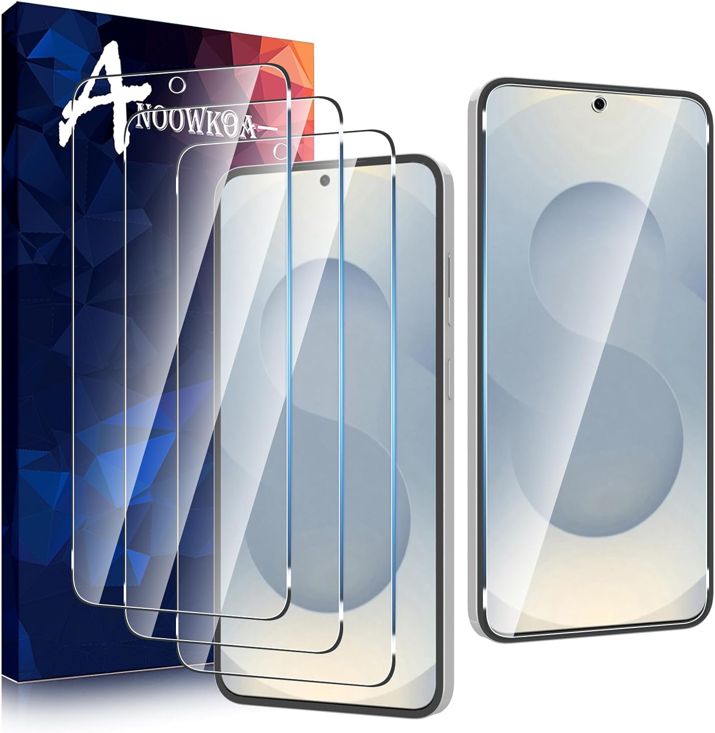 Amazon.com: Anoowkoa 3 Pack Designed for Galaxy S25+/S25 Plus/Galaxy S25 Edge Screen Protector ...
