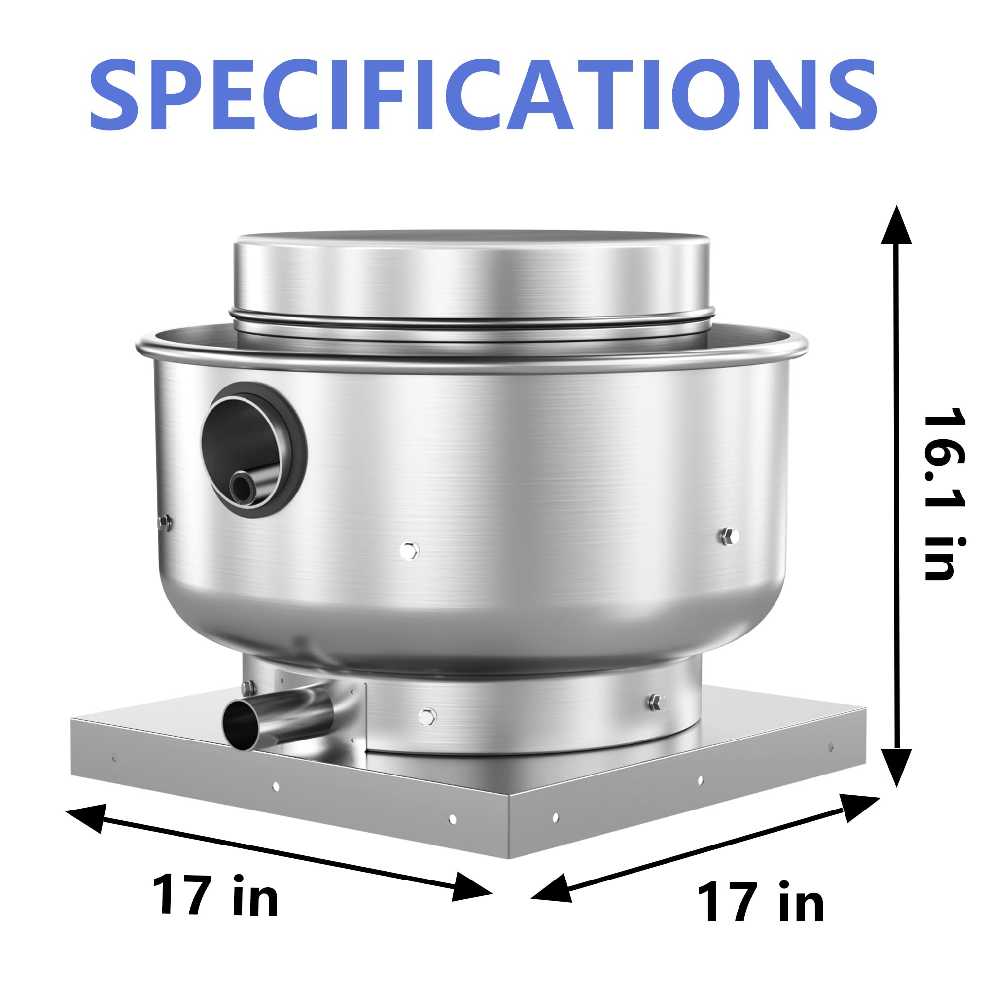 Snapklik.com : Roof Ventilator Restaurant Hood Grease Rated Exhaust Fan ...