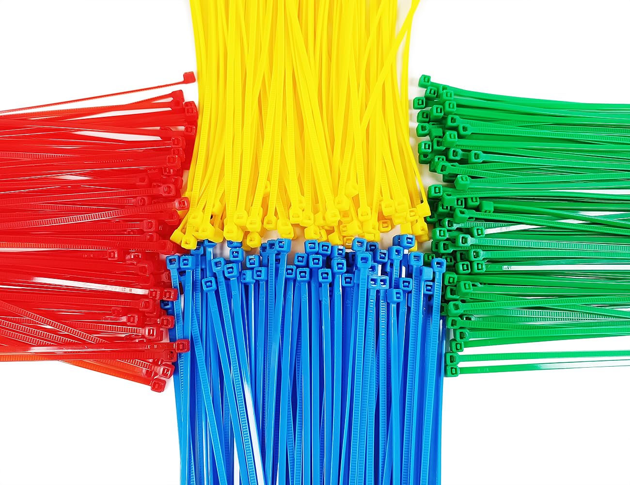 Amazon.com: 400Pcs Colored Zip Ties 8 Inch Small Zip Ties Cable Ties ...