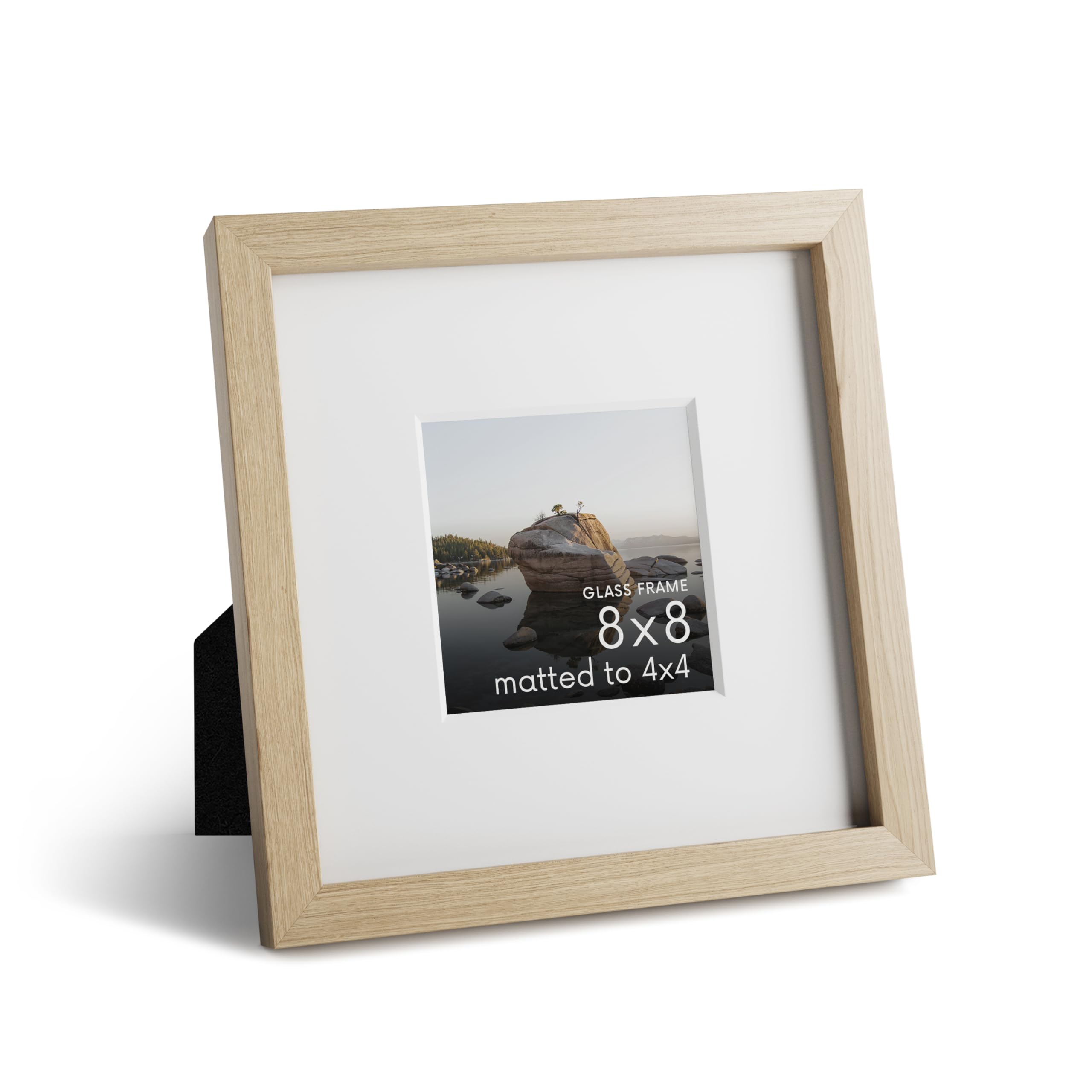 Amazon.com - HAUS AND HUES 8x8 Picture Frames with Real Glass and ...