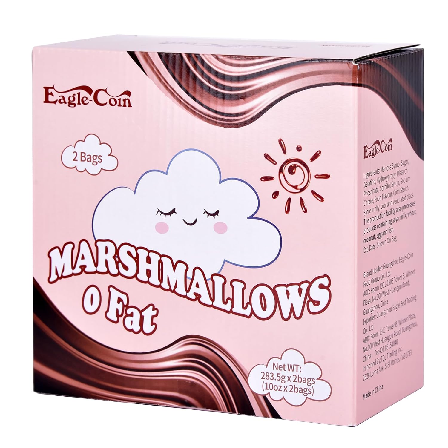 Amazon.com : Eagle-Coin Marshmallow Candies Packs, Mini Marshmallow ...