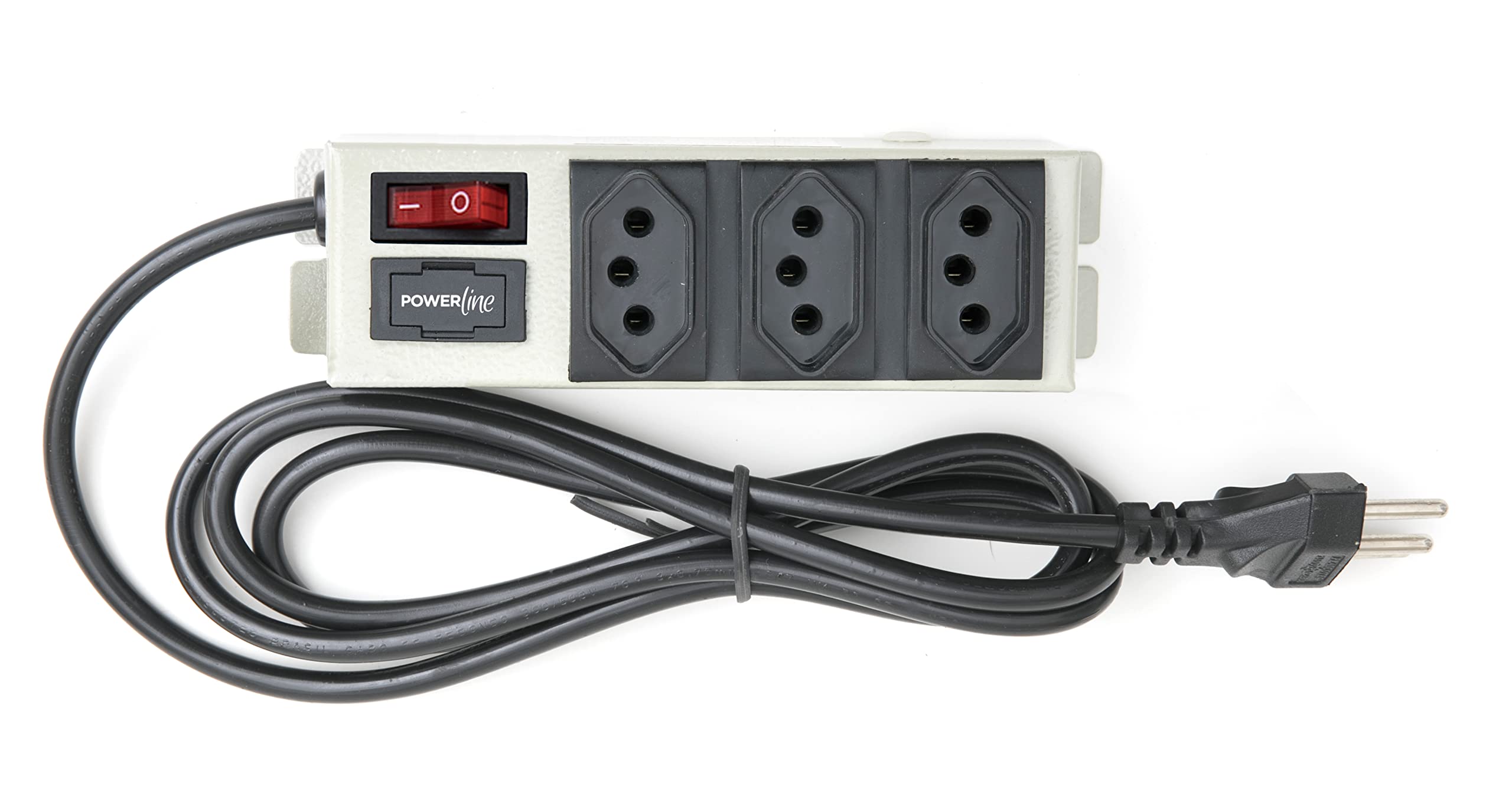 Filtro de Linha Power Line de 3 tomadas em Gabinete Metálico | Amazon ...