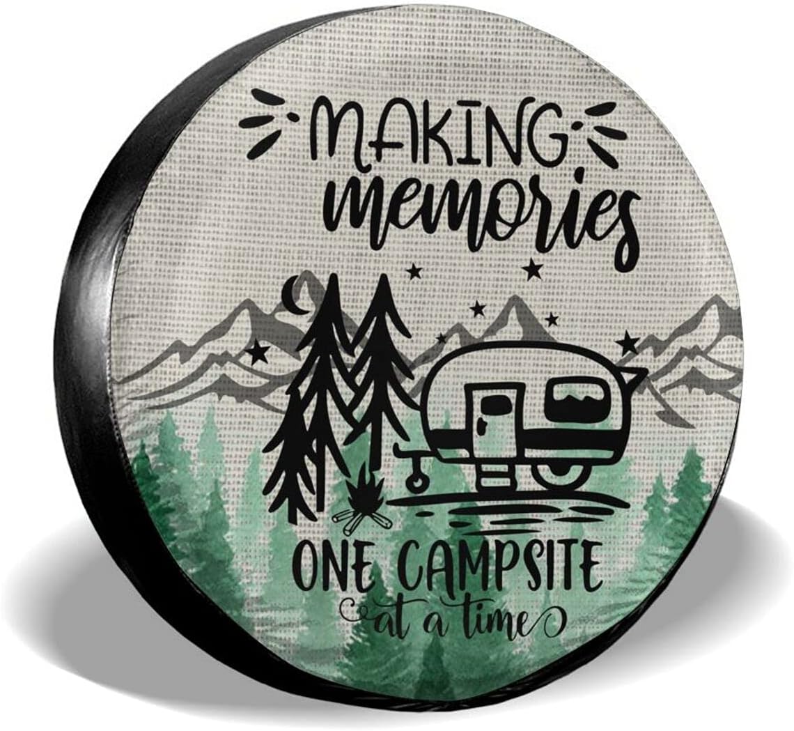Amazon.com: and So The Adventure Begins Rv Spare Tire Cover for RV ...