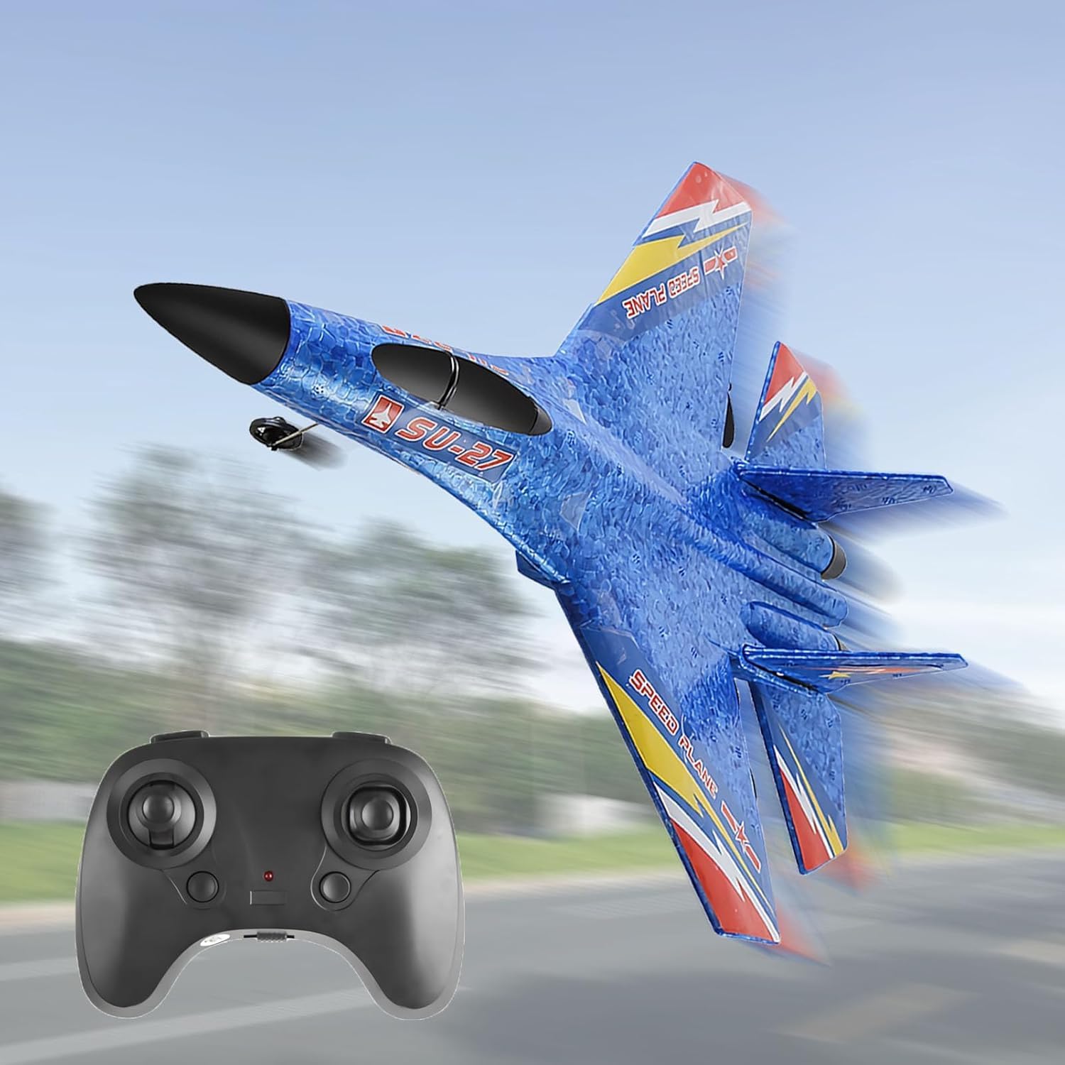 Buy RAZZES 2.4GHz 2CH Remote Control Airplane RC Glider for Beginner ...