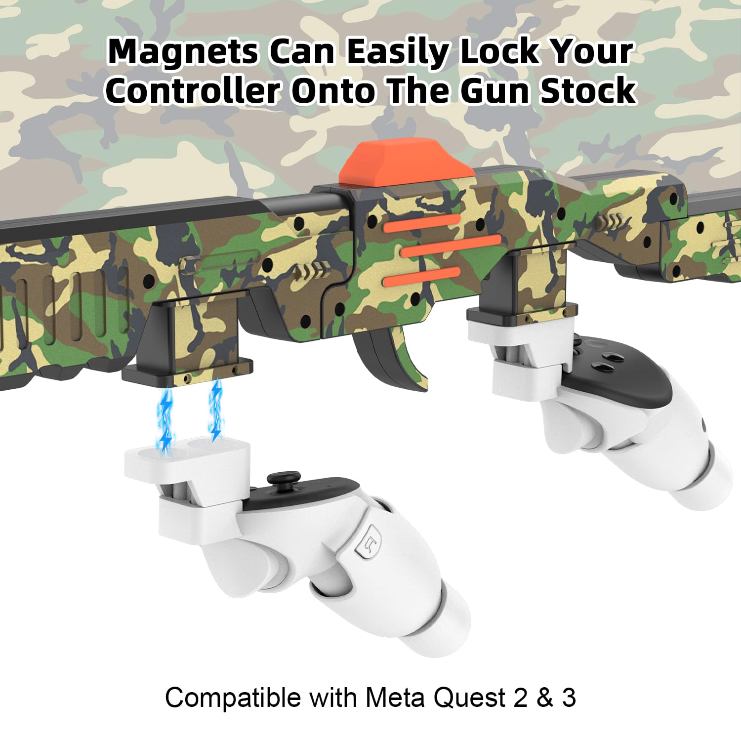 Tyasoleil VR Handle Accessories for Meta Quest 2 & 3, Humanized ...