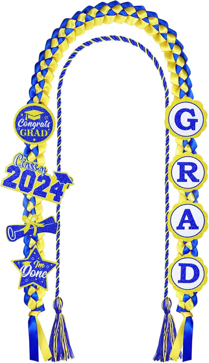 Amazon.com: JOTFA Graduation Leis 2024 and Graduation Cords, Graduation ...