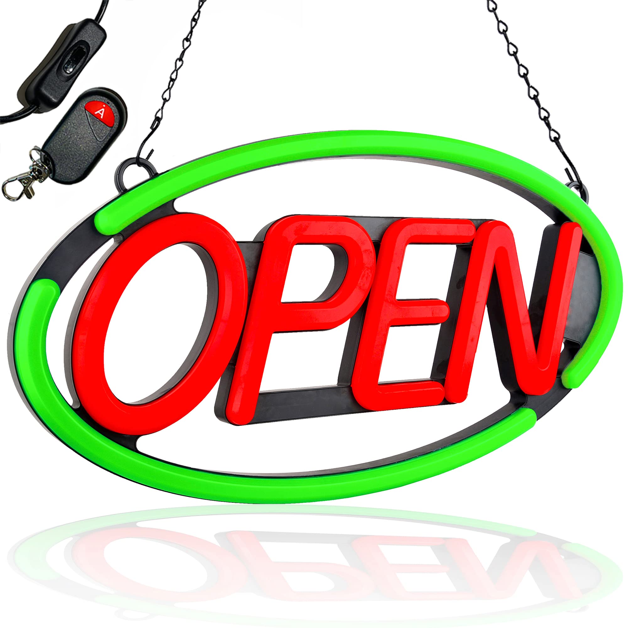 Open Sign for Business | Bright LED Open Signs for Stores with Remote ...