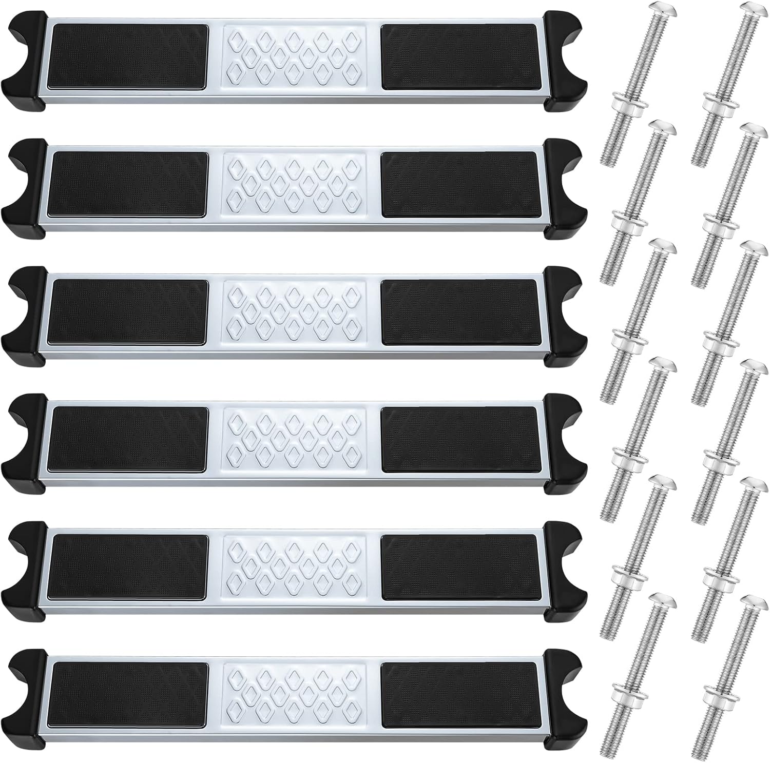 Amazon.com : Therwen 6 Set Stainless Steel Pool Ladder Steps ...