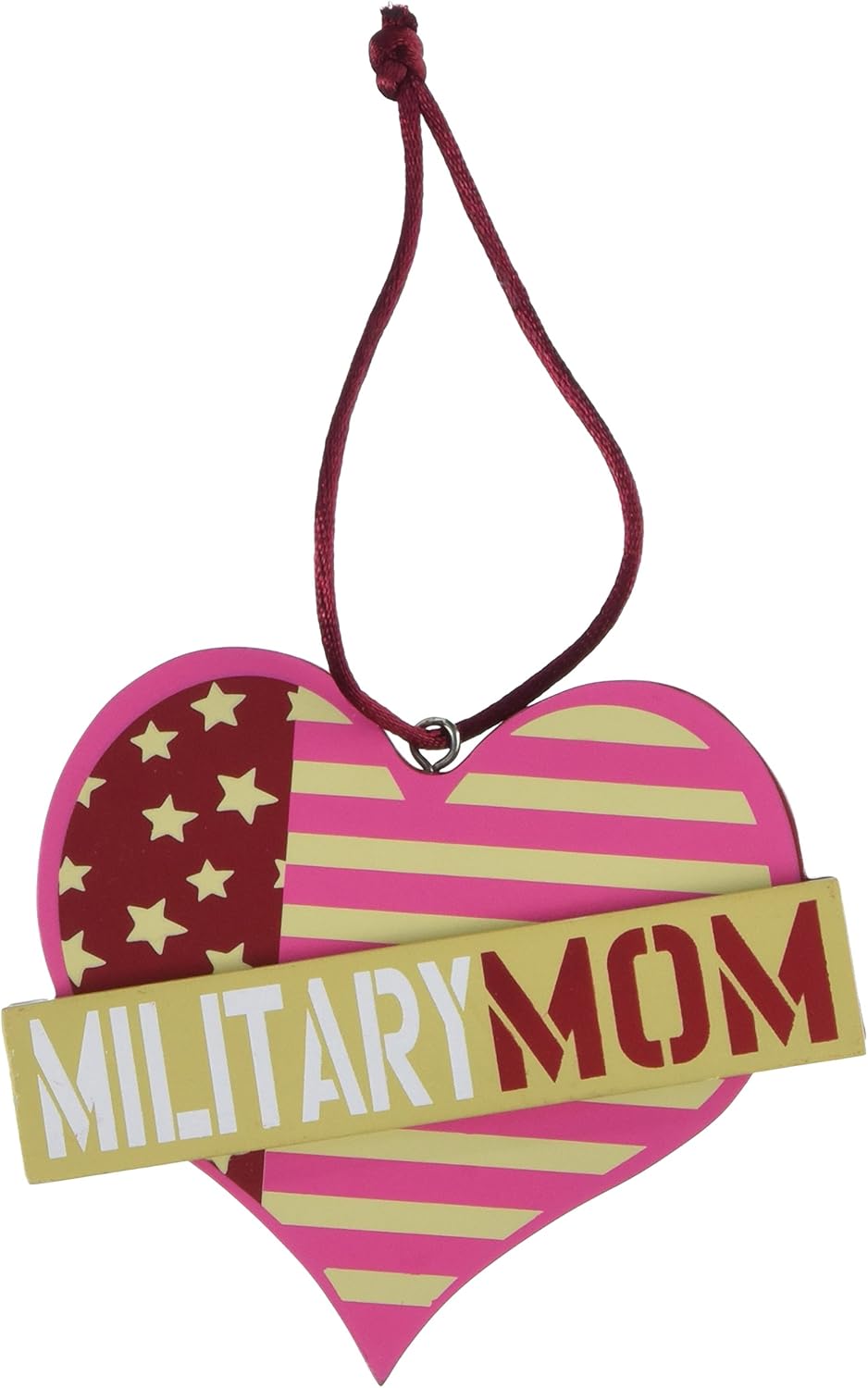 Amazon.com: Enesco Homefront Girl Gift Proud Military Mom Ornament, 3.2 ...