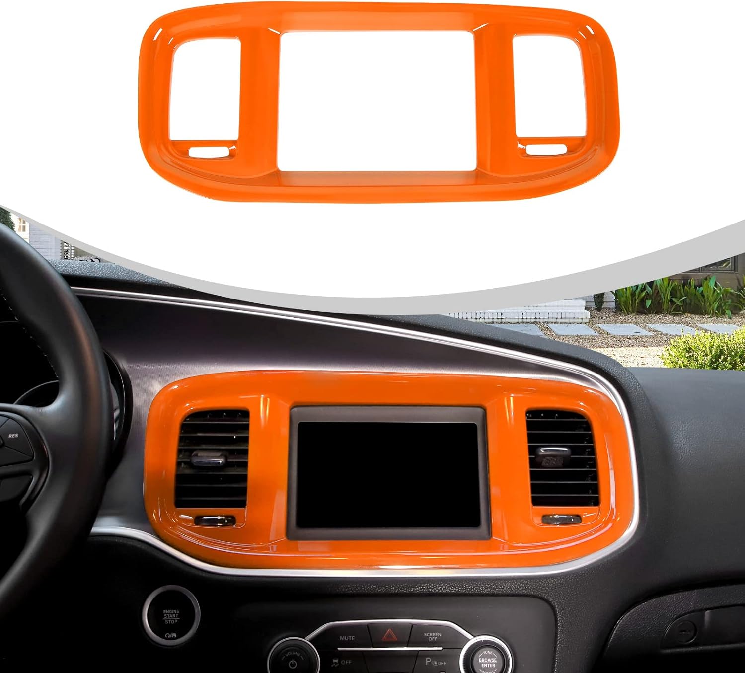 Amazon.com: JWWY Charger Center Consoles Dash Board Trim Dashboard DVD ...
