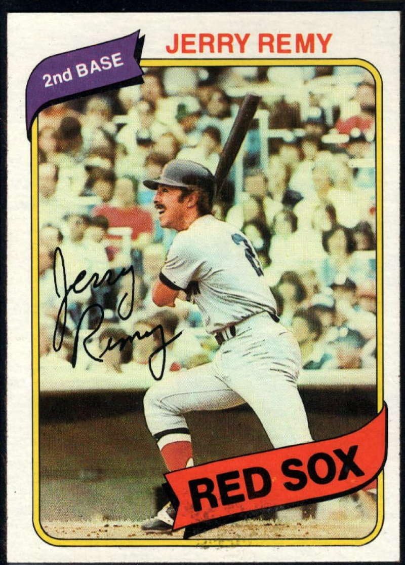 Amazon.com: Baseball MLB 1980 Topps #155 Jerry Remy Red Sox ...