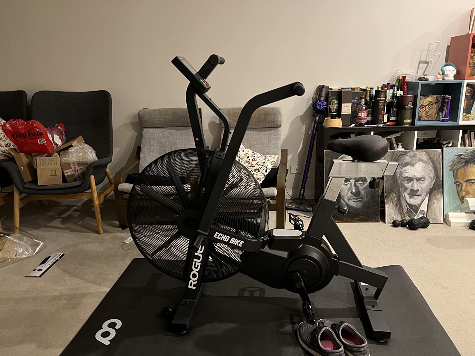 CyclingDeal Bike Trainer Floor Mat - Compatible with Indoor Exercise ...