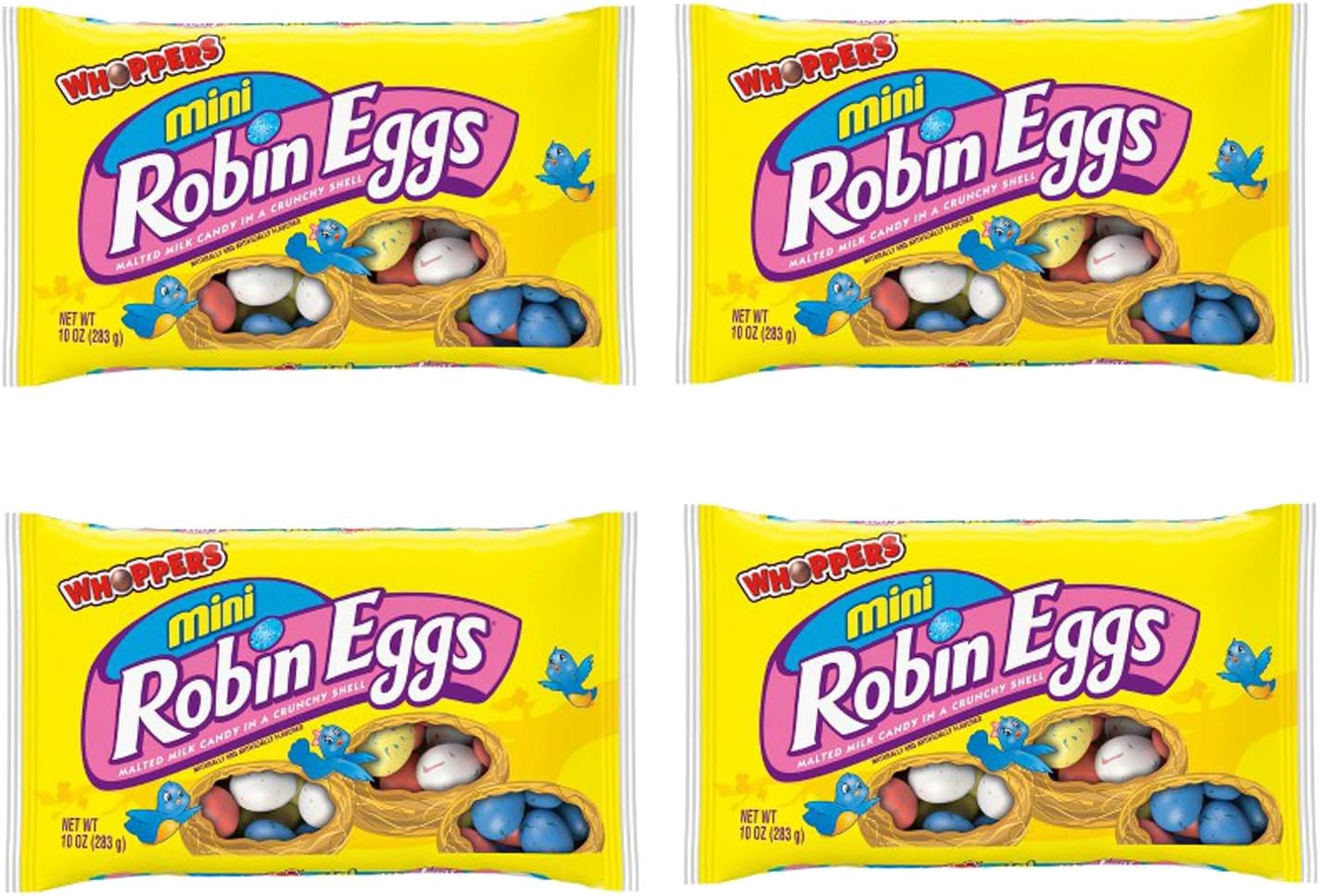 Amazon.com : Robin Eggs Whoppers Chocolate Candy 9oz 1 Pack - Whoppers ...
