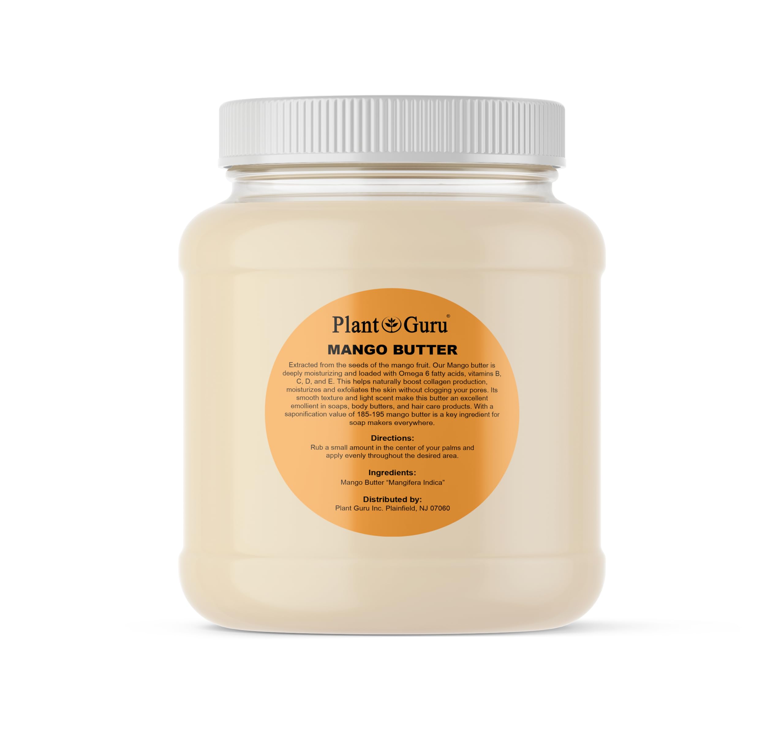 Amazon.com : Raw Mango Butter 3 lbs. Bulk Jar - 100% Pure Natural ...