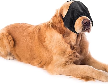 Xuniea Dog Calming Cap Dog Blindfold Shading Eye Cover Pet Anxiety Mask ...