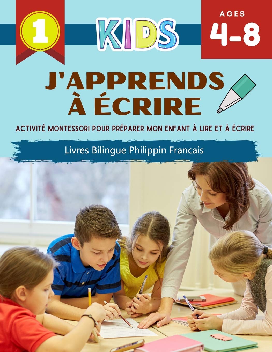 Buy J'Apprends à Écrire Activité Montessori Pour Préparer Mon Enfant à ...