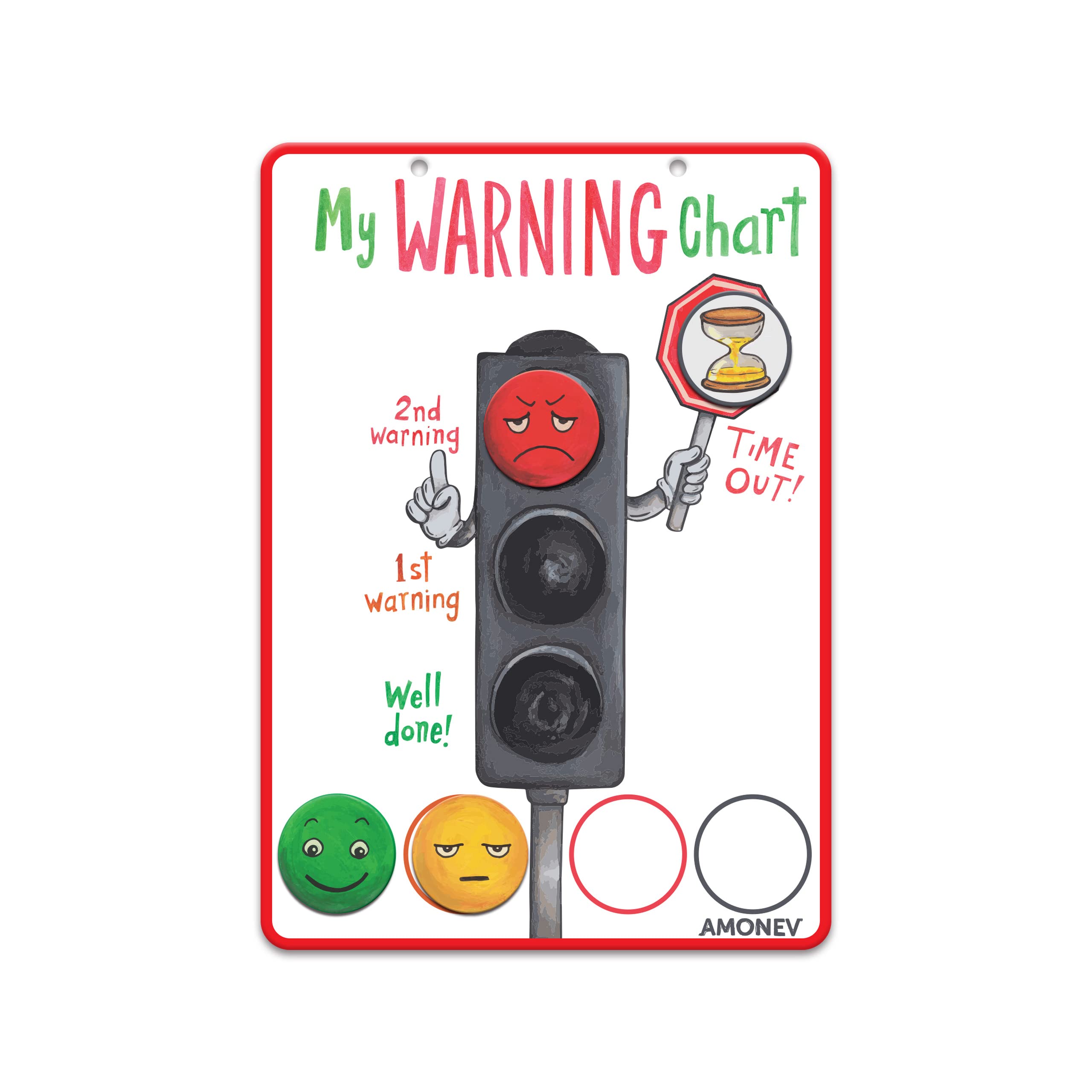 Snapklik.com : Behaviour Chart Magnetic Warning Chart Great For ...