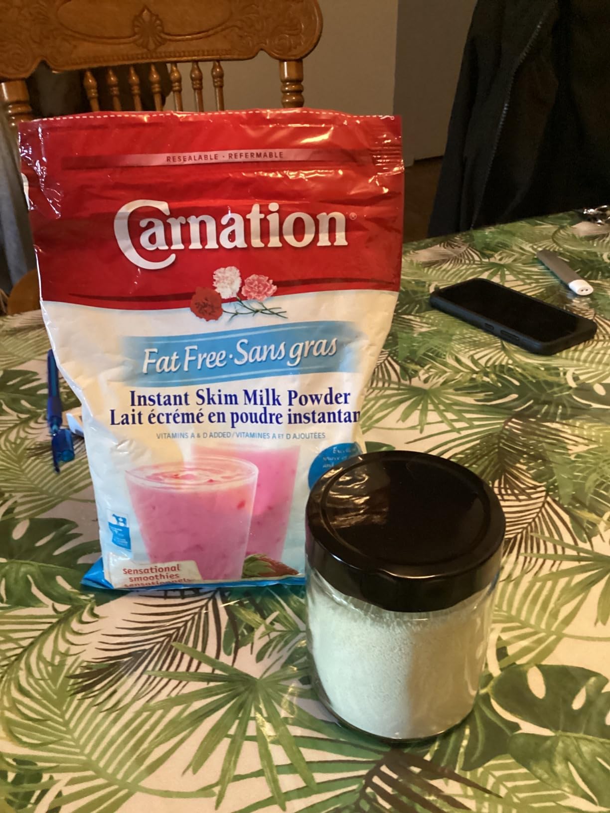 Carnation Fat Free Instant Skim Milk Powder, 500g, Product of Canada ...