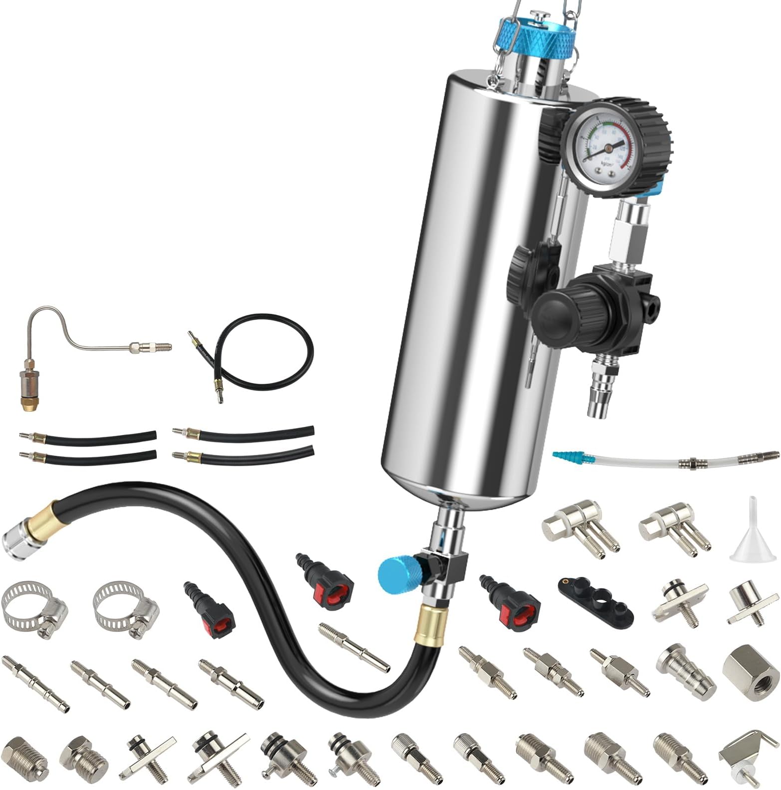 Amazon.com: Fuel Injector Cleaner Machine Set With 21Pcs - Automotive ...