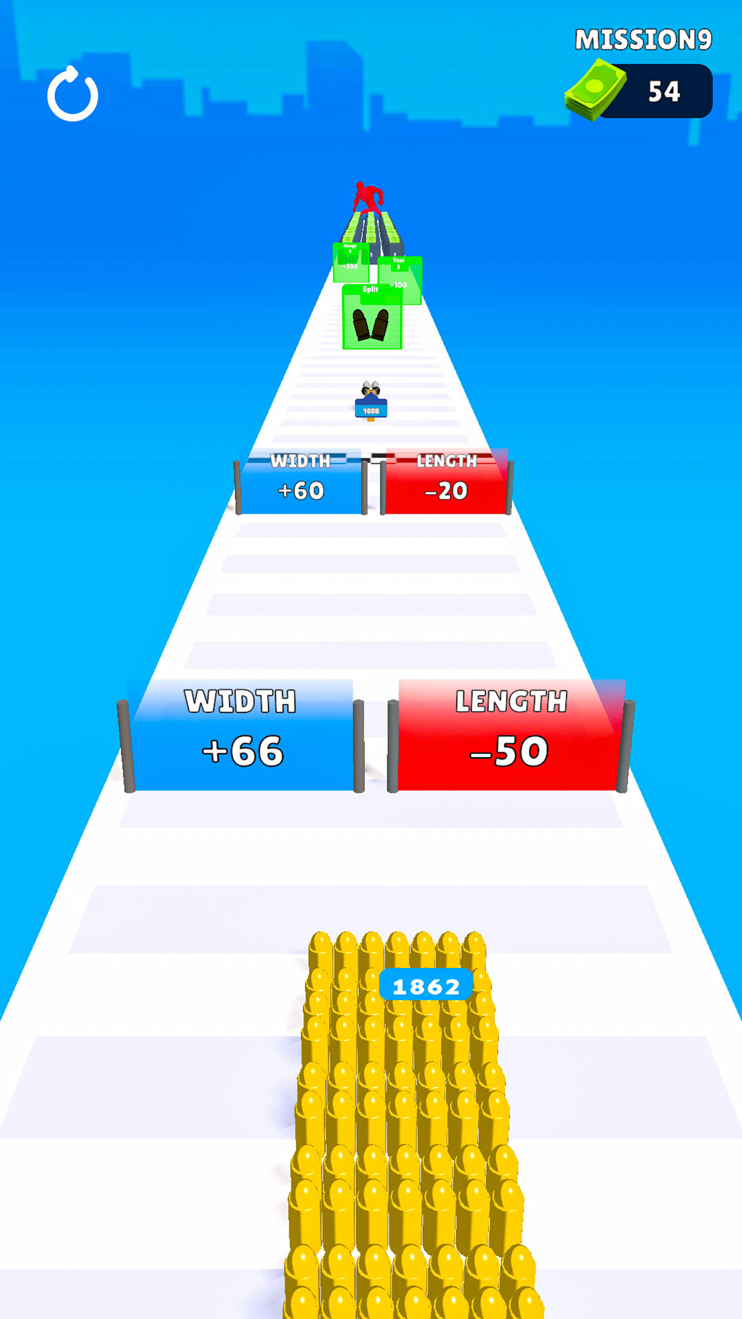 Bullet Army Stack Run 3D Weapon Master: Build Bullets Army Control Rush ...