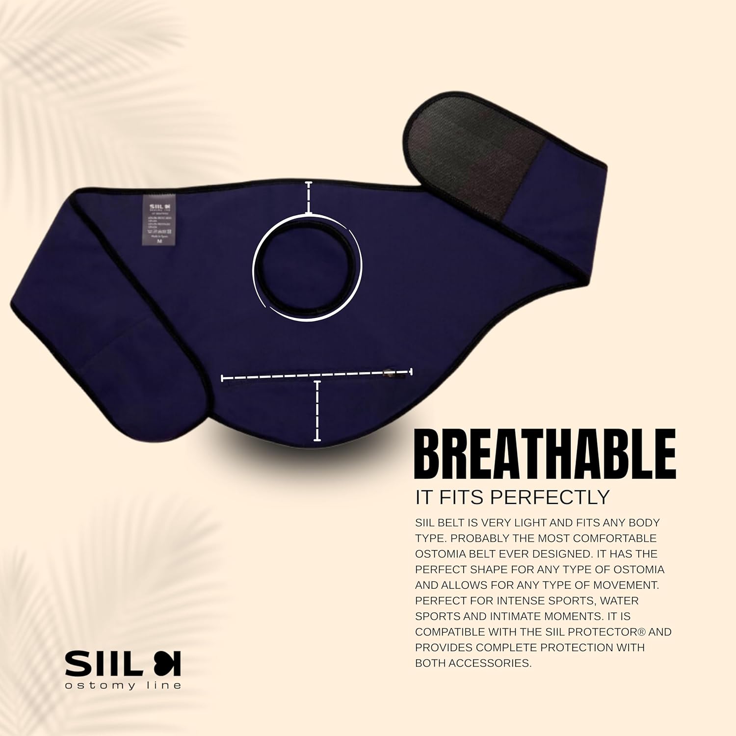 Cinta Ostomia SIIL para Homens e Mulheres, Azul – Cinta para Colostomia ...
