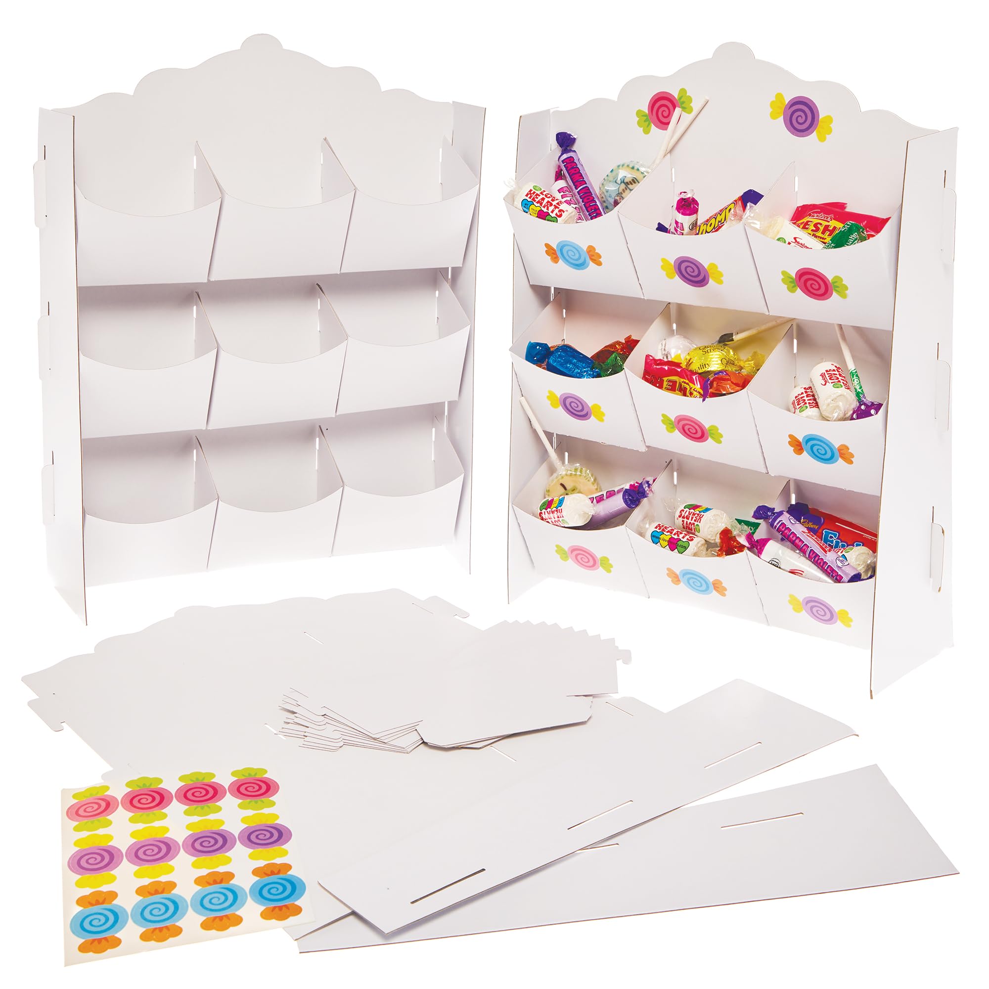 Baker Ross FN092 Display Pick & Mix Stand Kit - Pack of 1, DIY Sweet ...