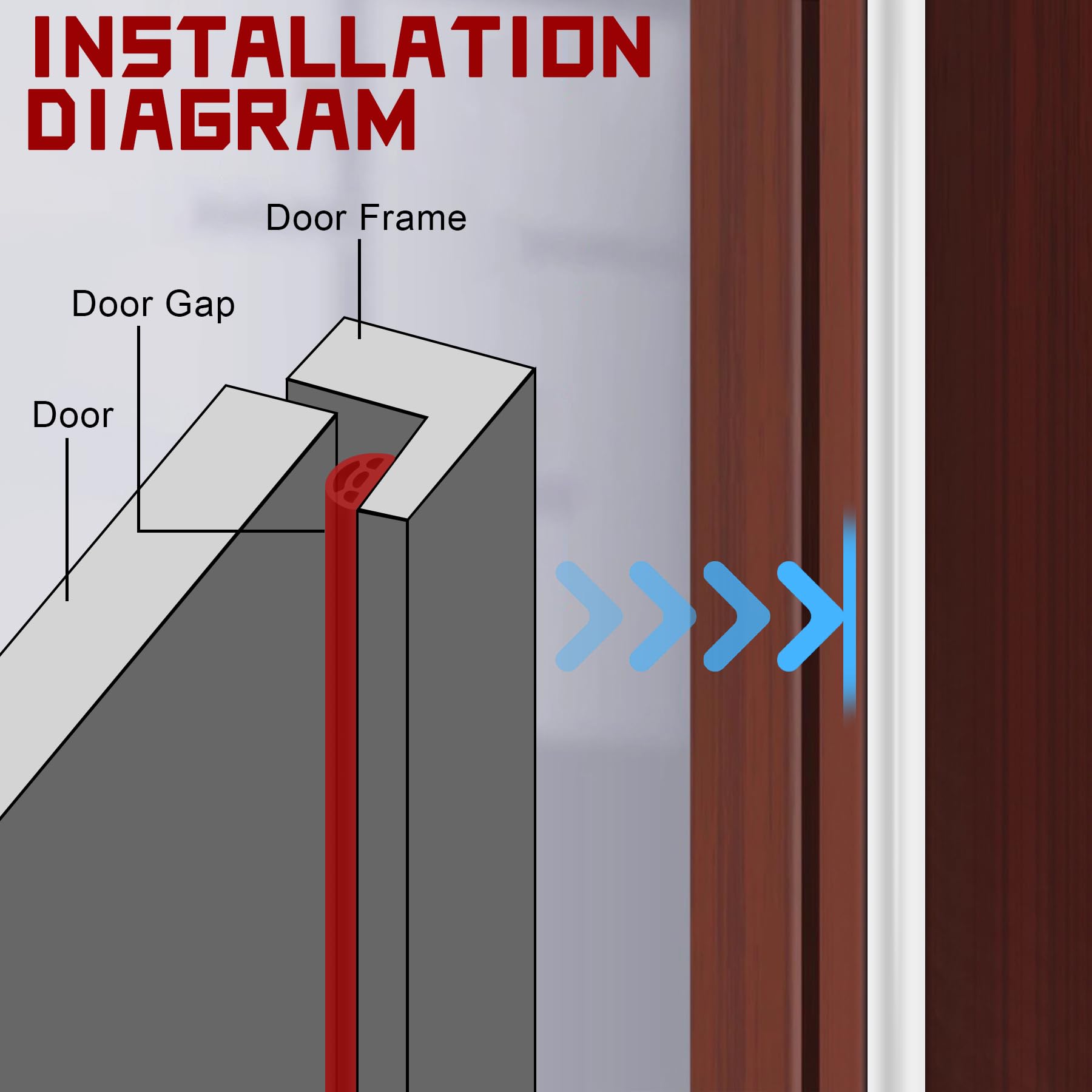Snapklik.com : Door Weather Stripping,Window Soundproofing Seal Strip ...