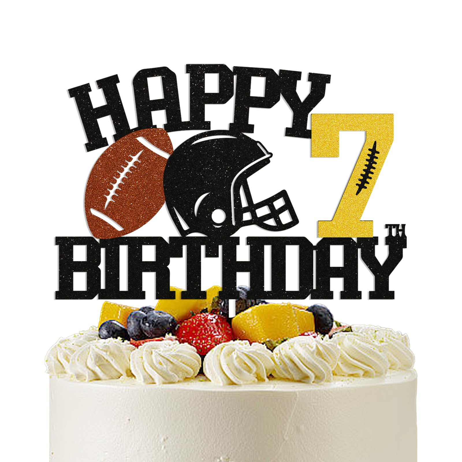 Happy 7th Birthday Football Player