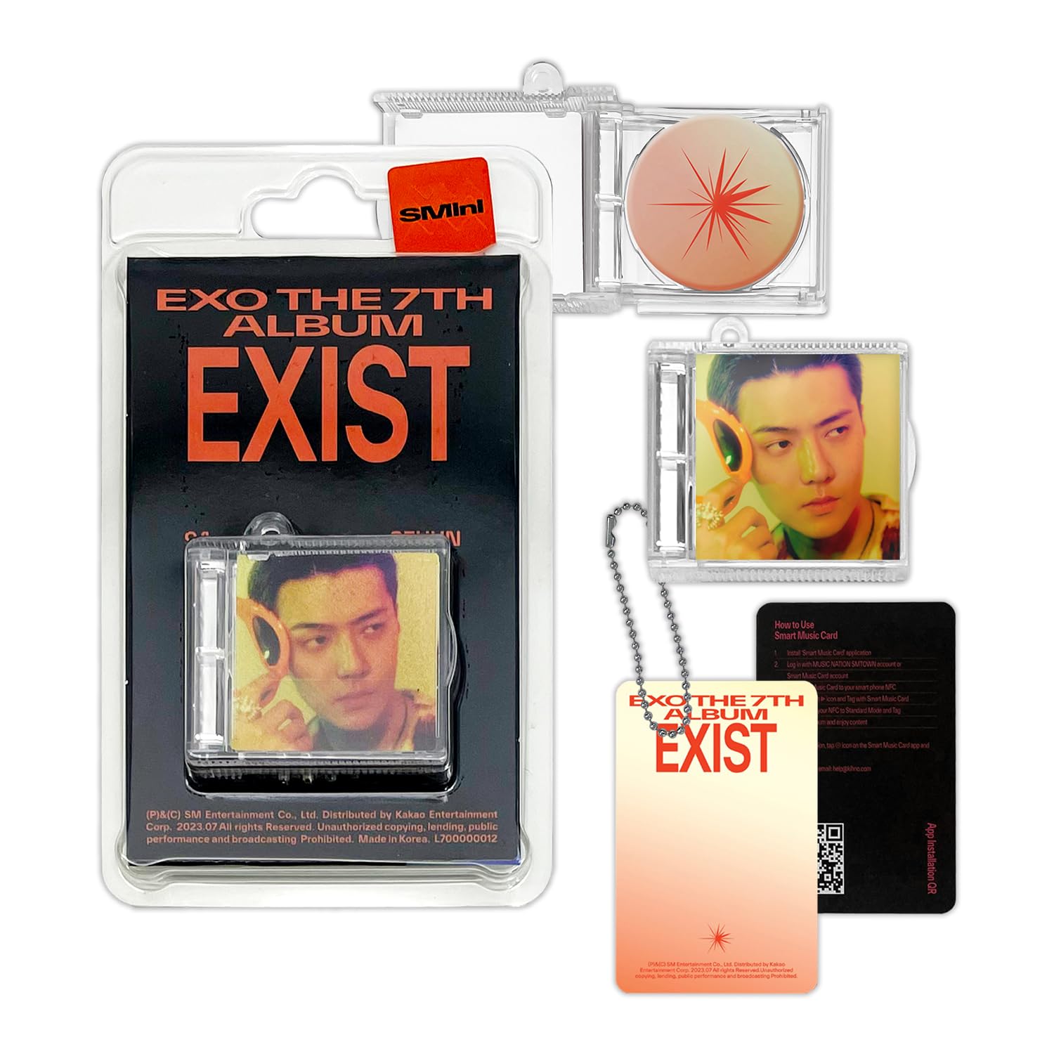 EXO - EXO - 7th Album [EXIST] (SMINI Ver - SEHUN Ver.) Cover + Package ...
