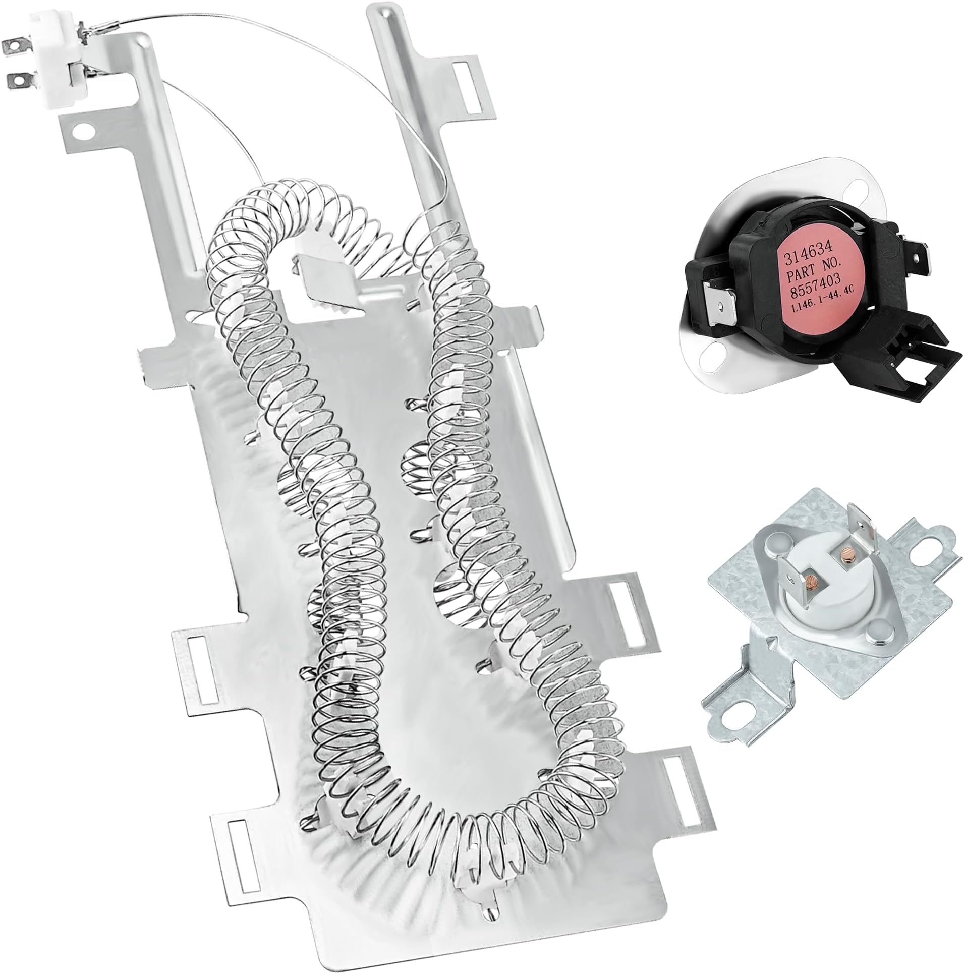 Amazon.com: 3387747 Dryer Heating Element and 280148 Thermal Cut-Off ...