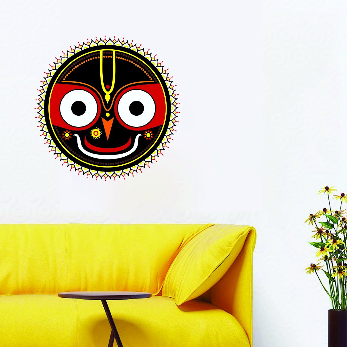 Buy INSIGHT Jagannath Wall Sticker (16.8 * 16.8) inch Online at Low ...