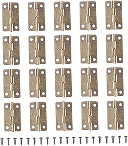 50pcs Mini Hinge Folding Hinges Chest Hinges Bird House Hinges Small ...