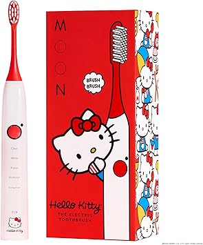 Amazon.com: MOON x Hello Kitty Sonic Electric Toothbrush for Adults ...
