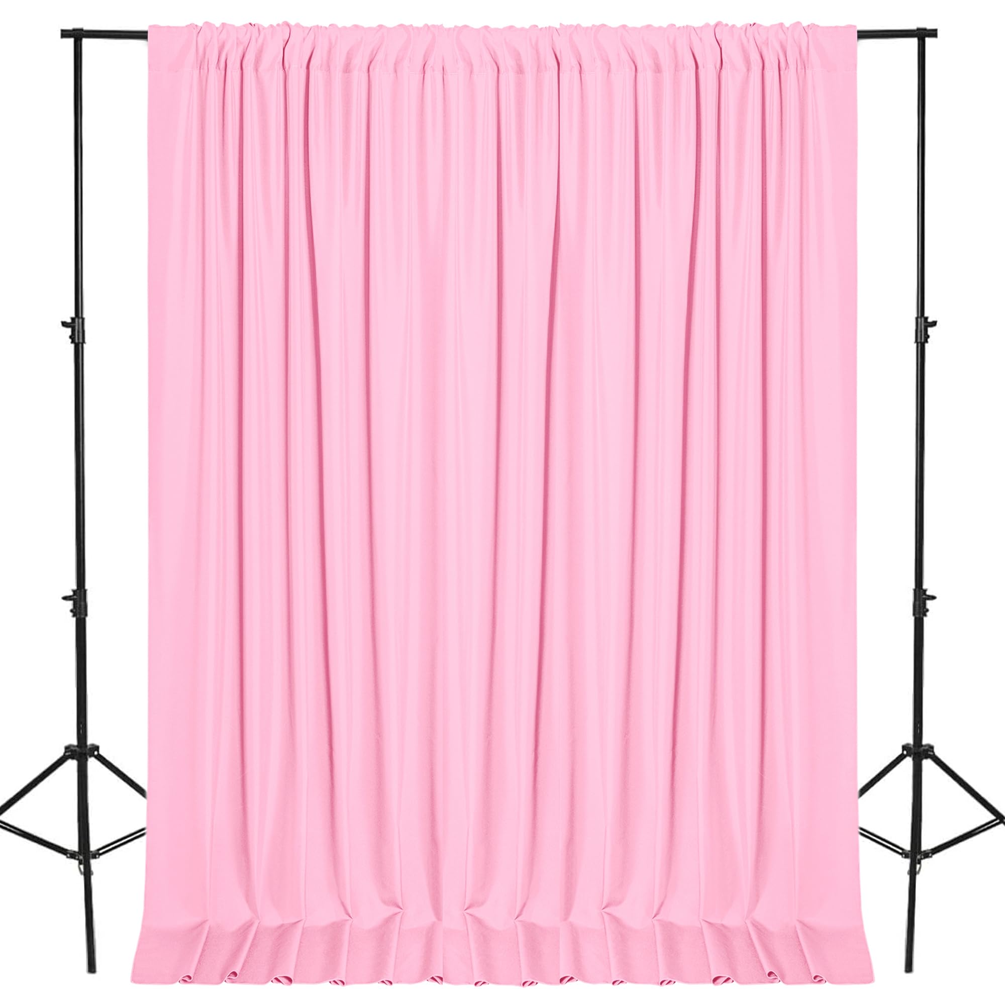 Amazon.com: DWCN Pink Backdrop Curtains for Parties, Background ...