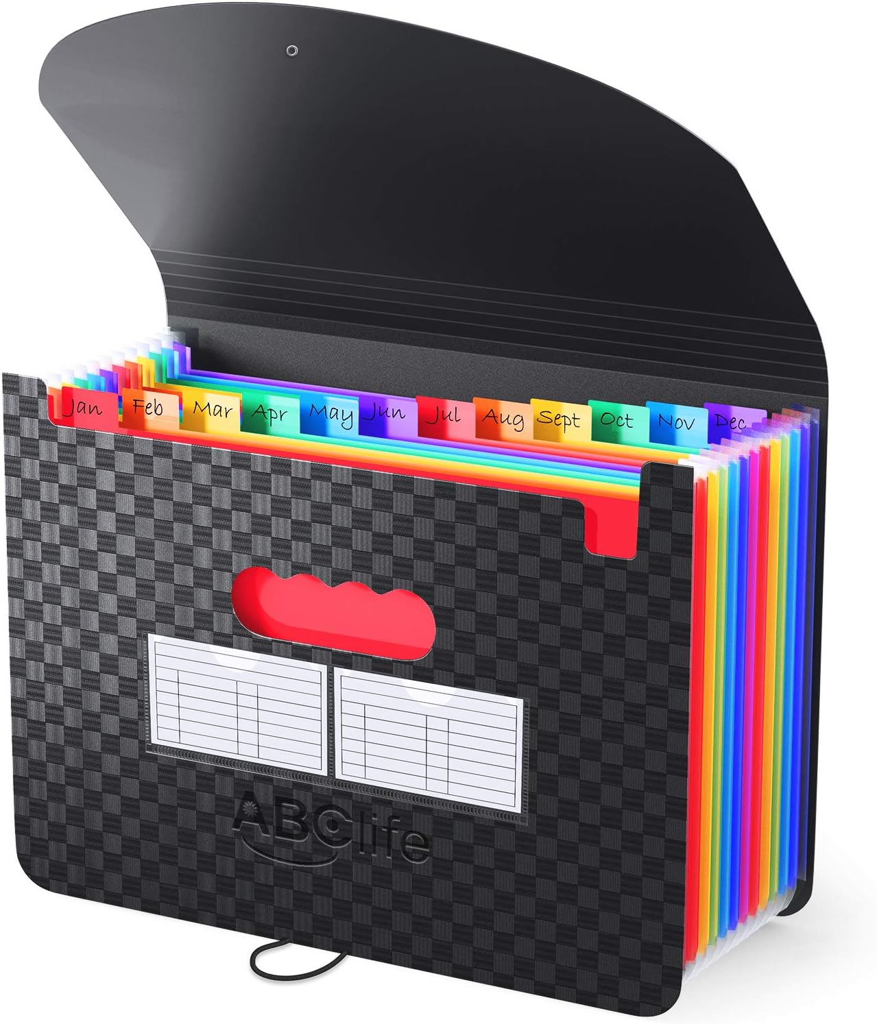 ABC life Accordian File Organizer 13 Pockets, Expanding File Folder ...