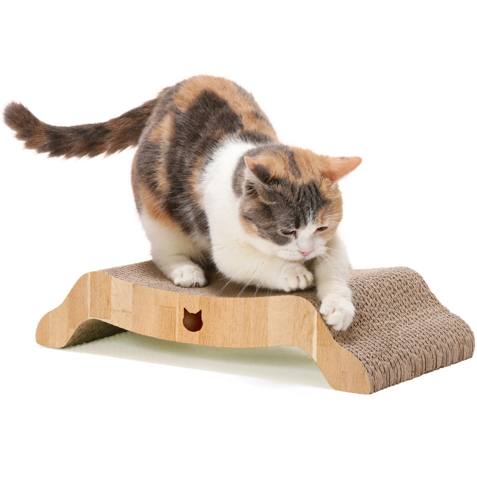 Snapklik.com : Necoichi Cardboard Cat Scratcher Couch For Indoor Cats ...