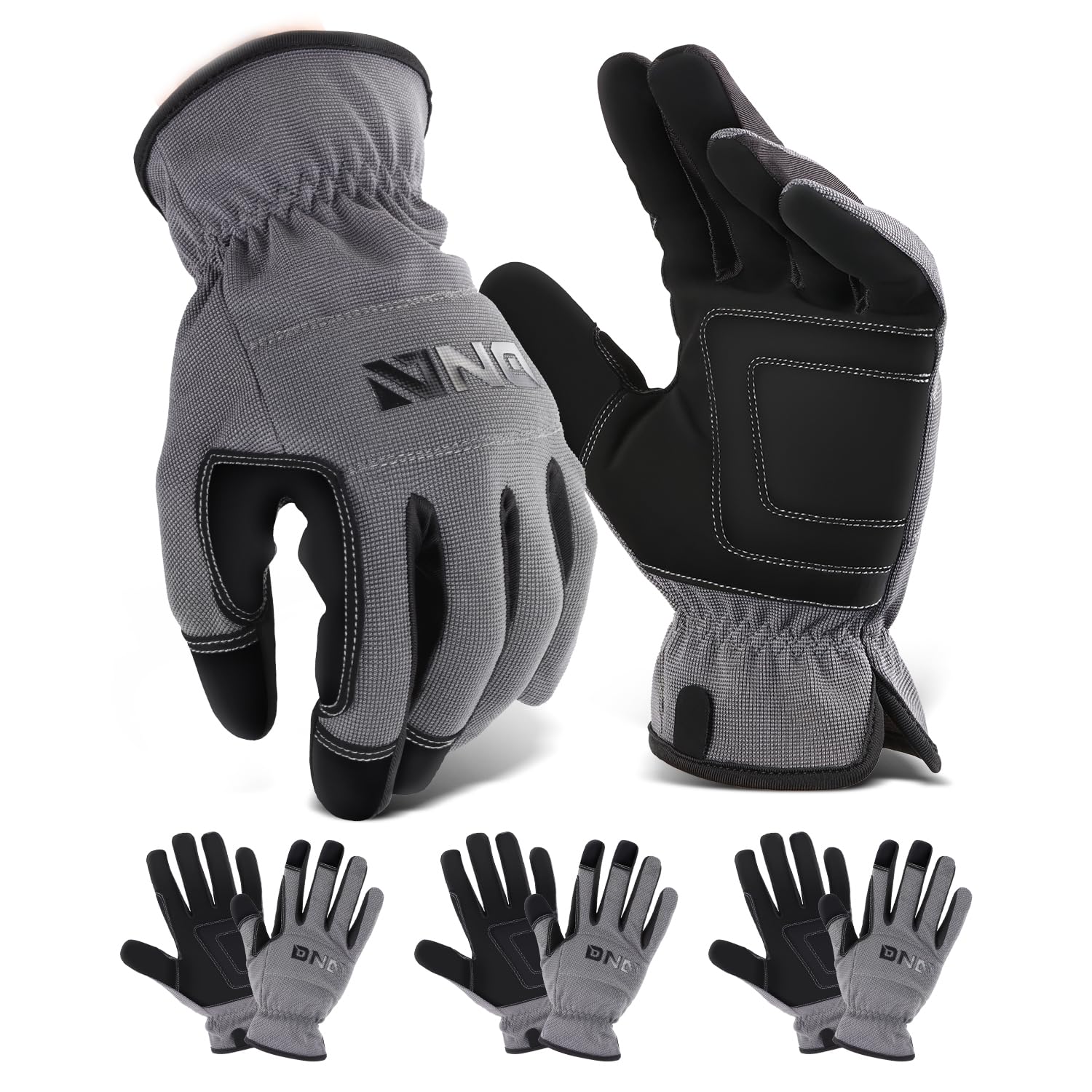 DNA MOTORING 4pair Multi-Purpose Utility Machanic Gloves, Flexible ...