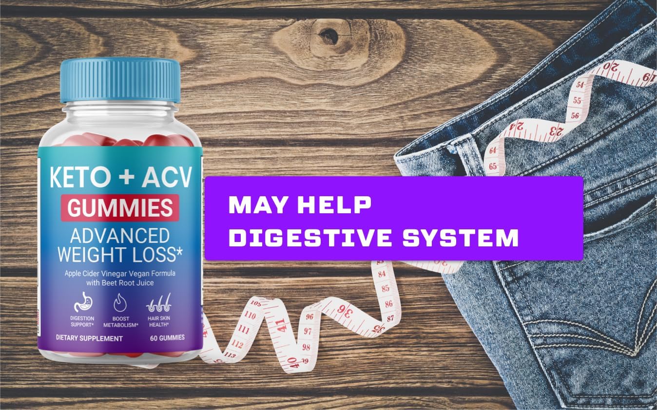 Paquete de 3 gomitas Keto ACV para pérdida de peso avanzada, gomitas Keto ACV de tiburón y ...