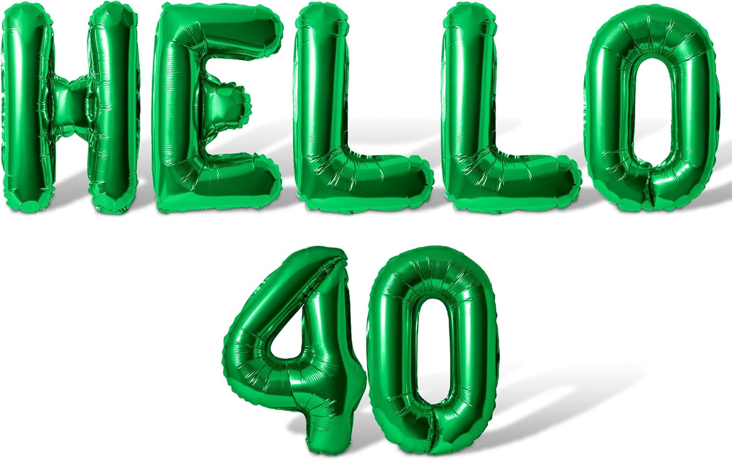 Amazon.com: Letter Balloons - HELLO 40 16" Inch Alphabet Letters Foil ...