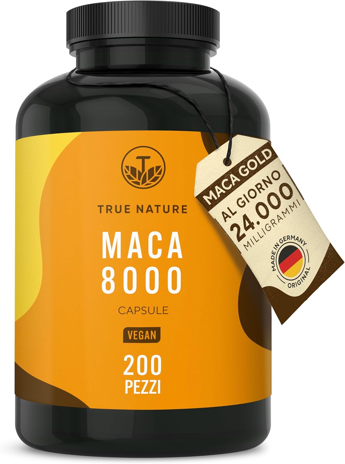 Maca 8000 Gold - 200 Capsule vegane - Alto dosaggio - 24000 mg dose ...