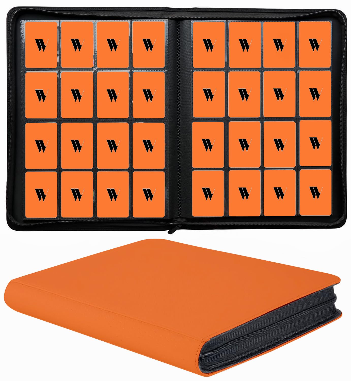 Amazon.com: 16 Pocket Card Binder, 1000+ Premium Zip Trading Card ...
