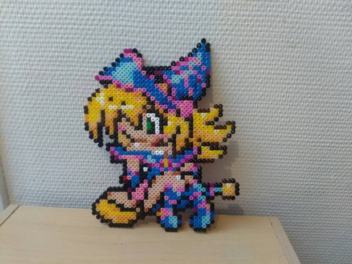Buy Sprite Dark magician - Yu gi oh - Hama beads/Pixel Art Online at ...
